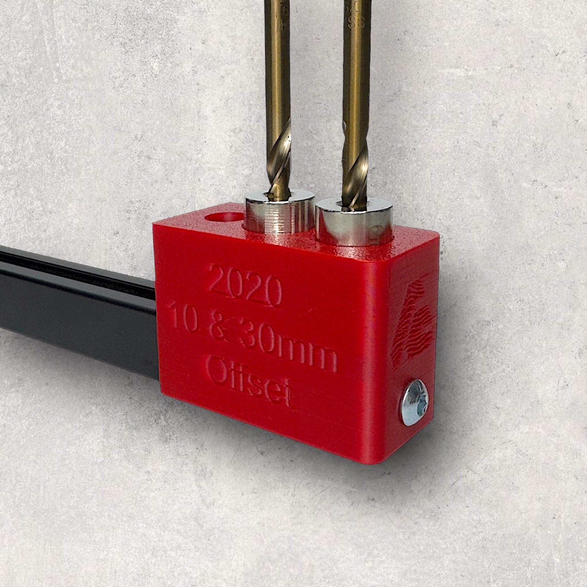 2020 10 & 30mm Offset Drilling Jig V1 – The Aluminum Carpenter