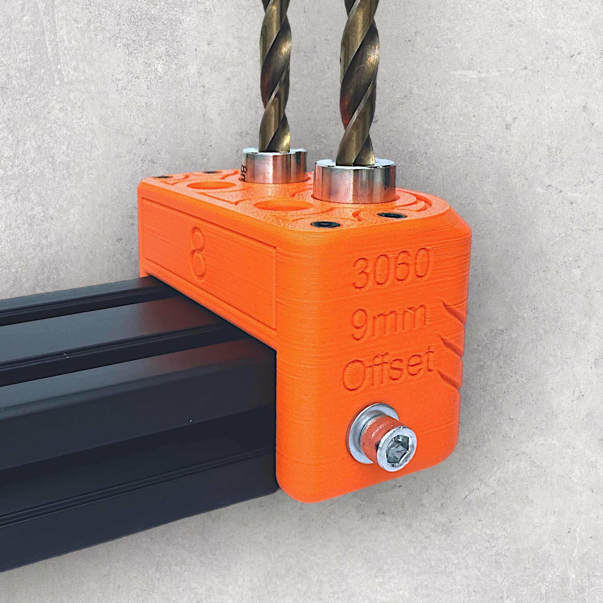 3060 9mm Offset Drilling Jig V2 – The Aluminum Carpenter