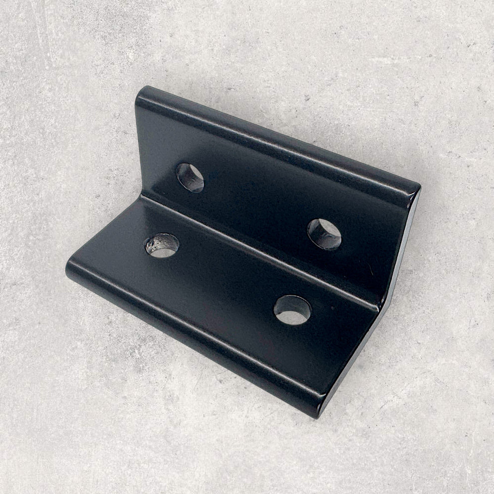 4080 Black Bracket (4 Round Holes) – The Aluminum Carpenter