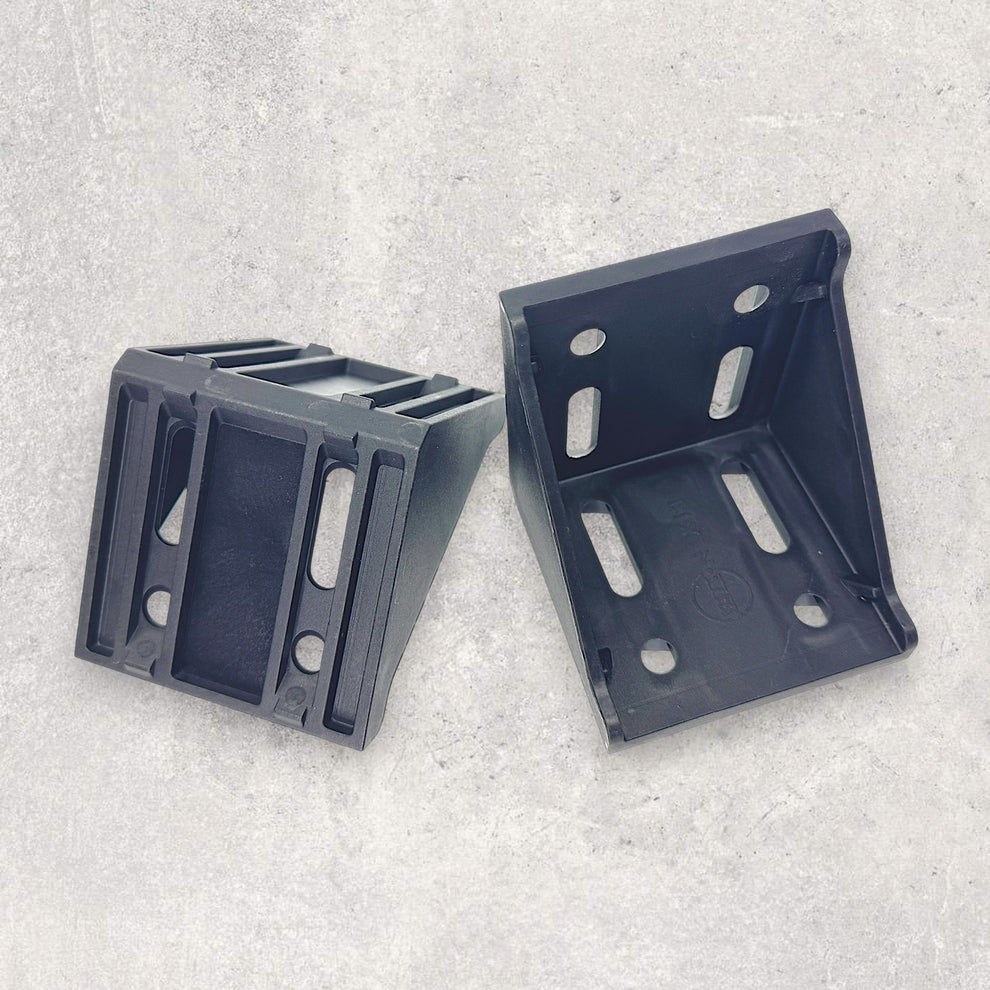 8080 Nylon Corner Bracket Black – The Aluminum Carpenter