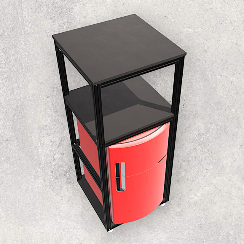 Mobile Mini Fridge Shelf (Download) – The Aluminum Carpenter