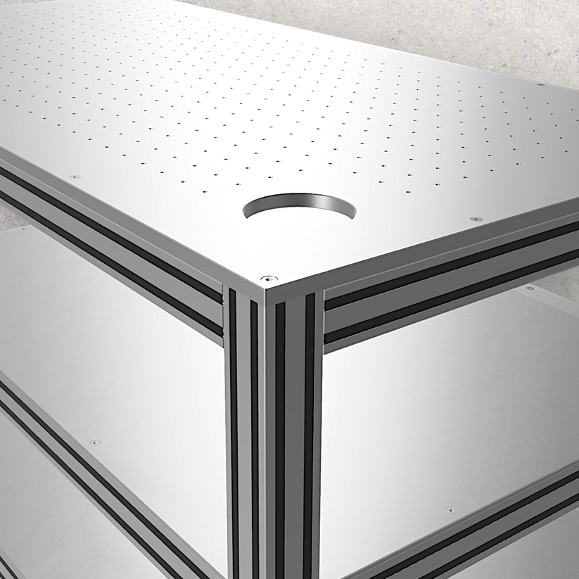 Research Laboratory Mounting Table (Download) – The Aluminum Carpenter