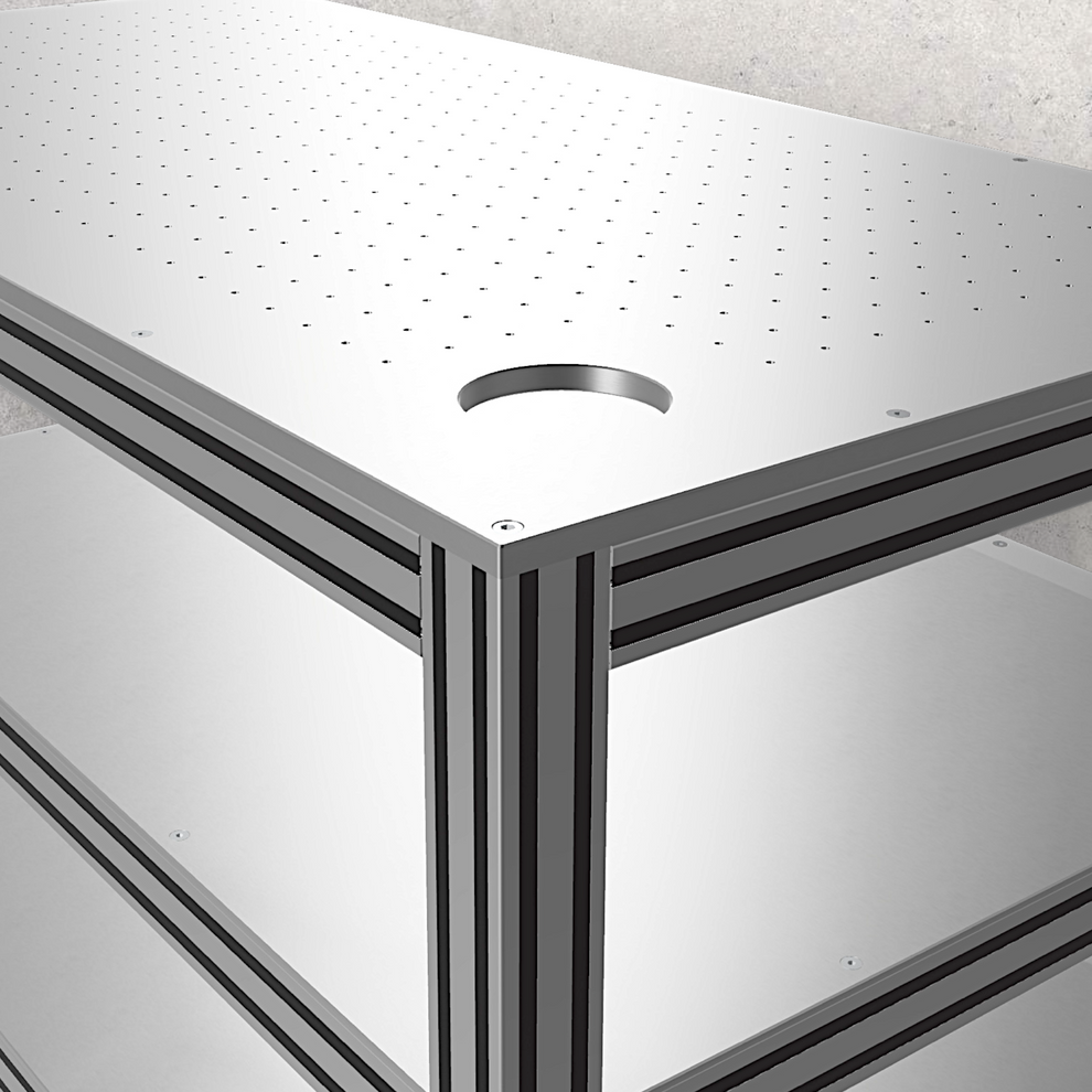 Research Laboratory Mounting Table (Download) – The Aluminum Carpenter