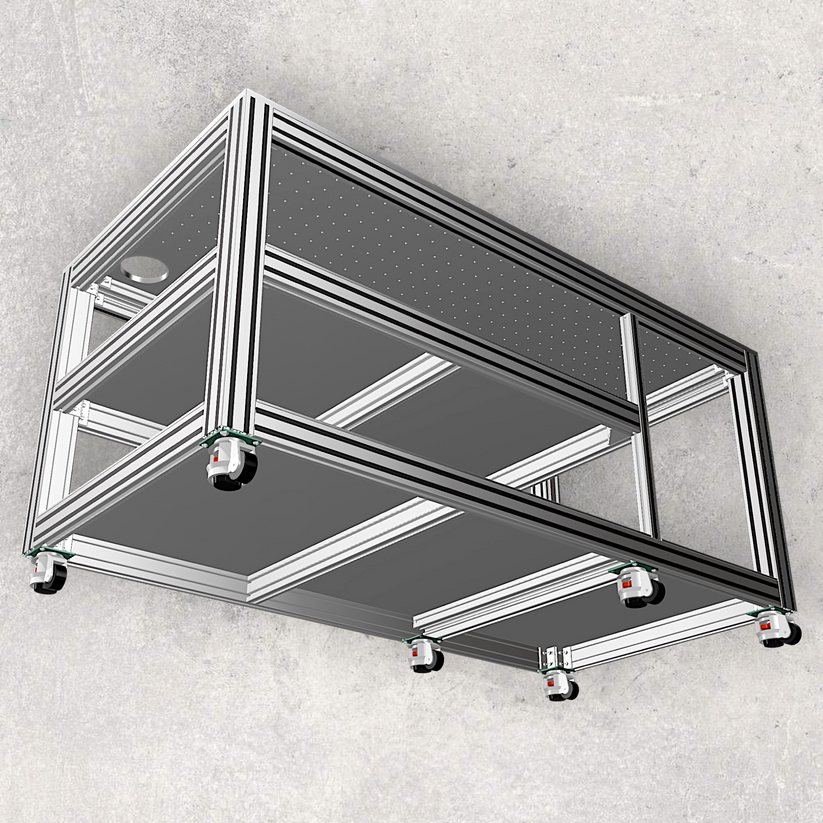 Research Laboratory Mounting Table (Download) – The Aluminum Carpenter