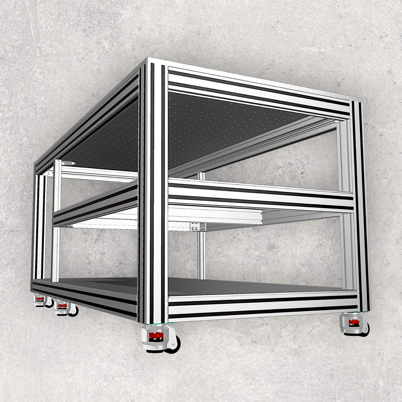 Research Laboratory Mounting Table (Download) – The Aluminum Carpenter