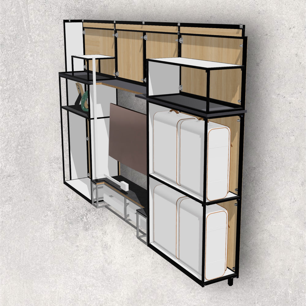 Aluminum Extrusion TV Feature Wall (Download) – The Aluminum Carpenter