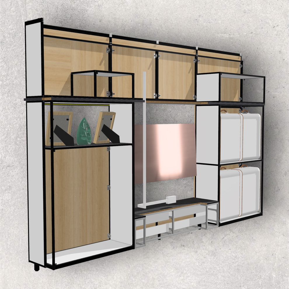 Aluminum Extrusion TV Feature Wall (Download) – The Aluminum Carpenter
